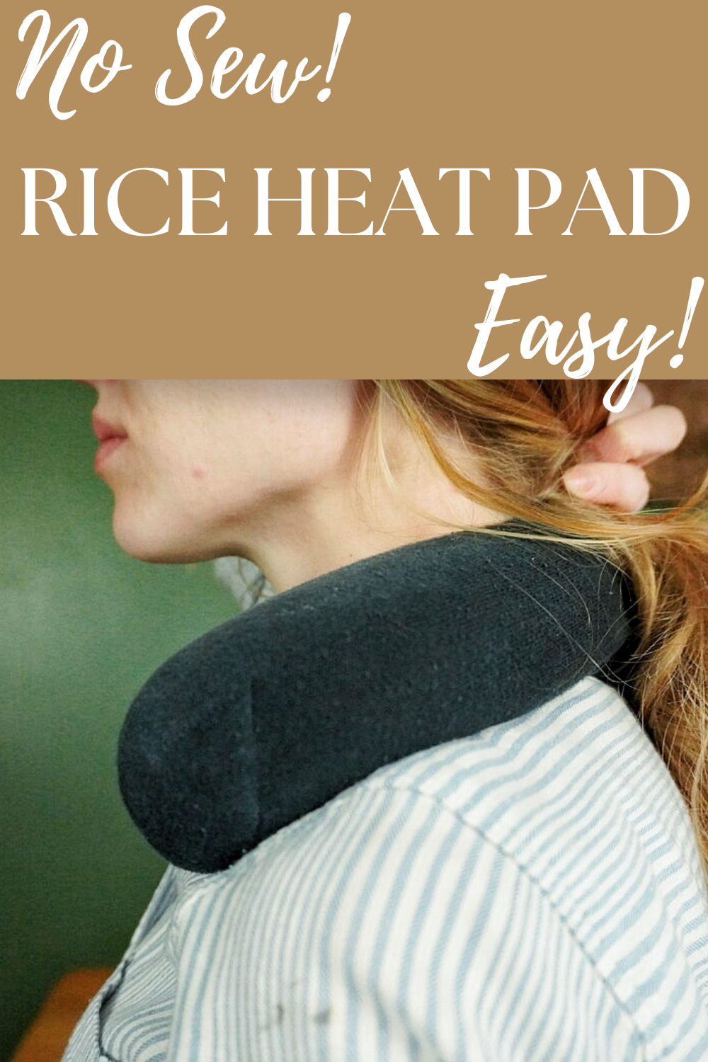 How to Make a Rice Heating Pad - Natural Pain Relief - Donvey Farms