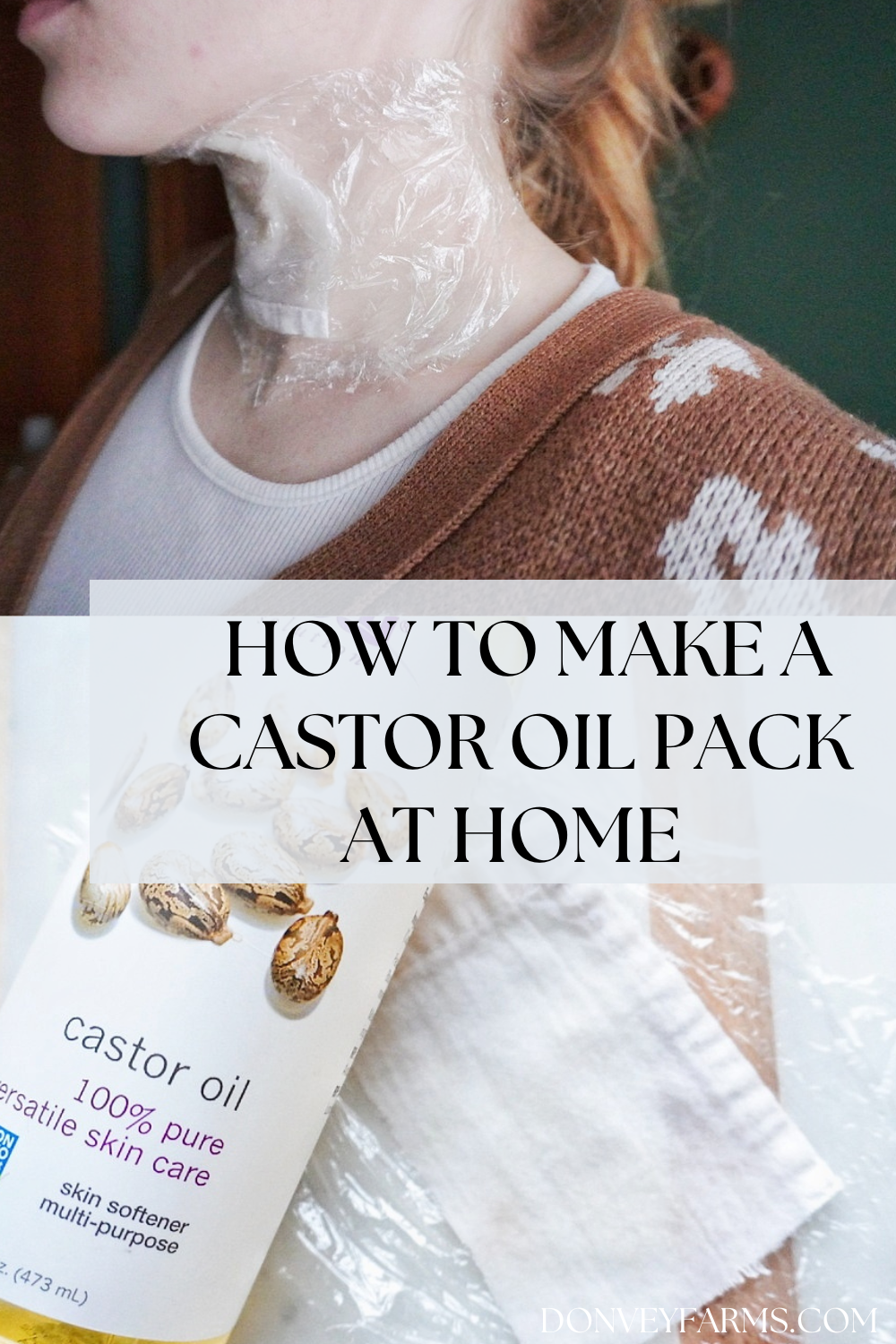 How to make a castor oil pack at home Simple And Effective - Donvey Farms