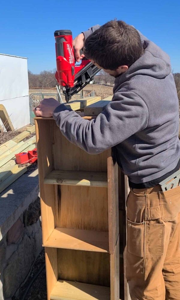 Simple & Cheap DIY Nesting Boxes From Dresser Drawers - Donvey Farms